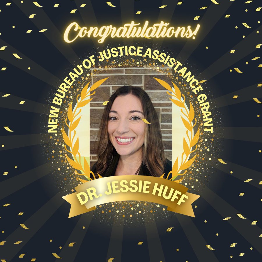 Congrats to Dr. Huff on being awarded a BJA grant! | The VIPR Lab